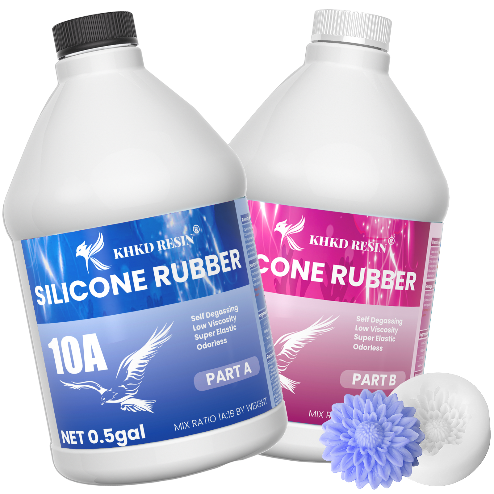 KHKD Resin Silicone Rubber for Mold Making – 10A Medium – KHKDResin